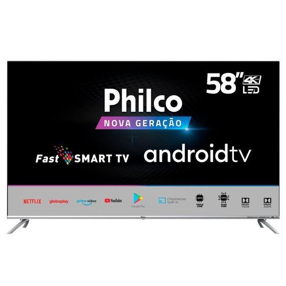 Smart TV Philco PTV58G10AG11SK 58" D-LED 4K HDMI USB Inteligência ...
