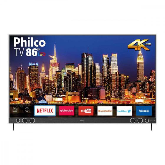 Smart TV PTV86P50SNSG 86 Polegadas 4K UHD LED Philco - Smart TV ...