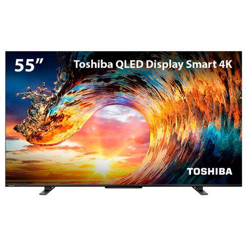 Smart Tv Qled 55 Pol TB014M 4k Bluetooth Toshiba - TV 4K Ultra HD - Magazine Luiza
