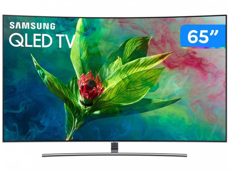 Smart TV QLED Curva 65” Samsung 4K/Ultra HD - QN65Q8CNAGXZD Tizen Modo ...