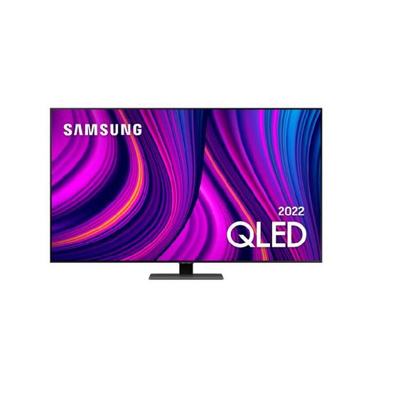 Smart TV Samsung 65 QLED 4K QN65Q80BAGXZD 2022 Processador com IA Tela ...