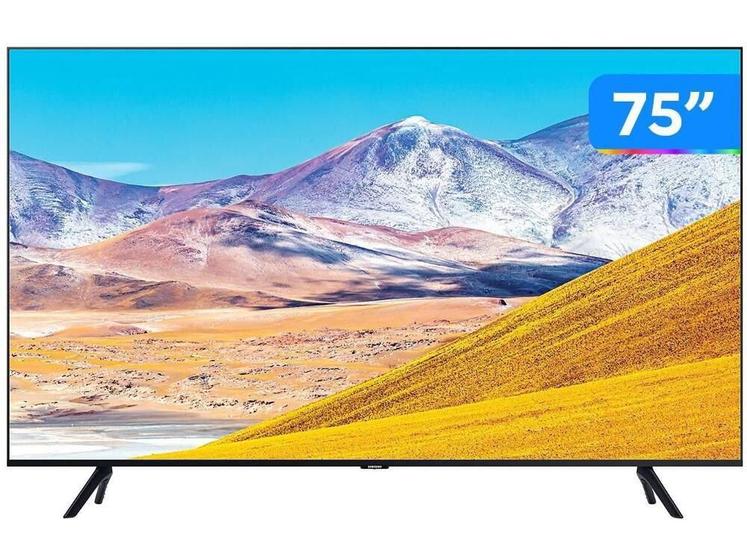 Smart Tv Samsung 75" LED Ultra HD 4K UN75TU8000 - Smart TV - Magazine Luiza