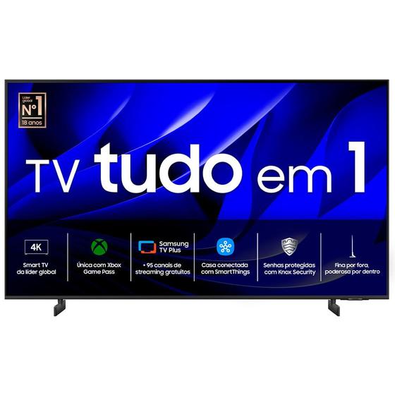 Smart TV Samsung 85" Polegadas Crystal UHD 4K 85DU8000 2024, Painel ...