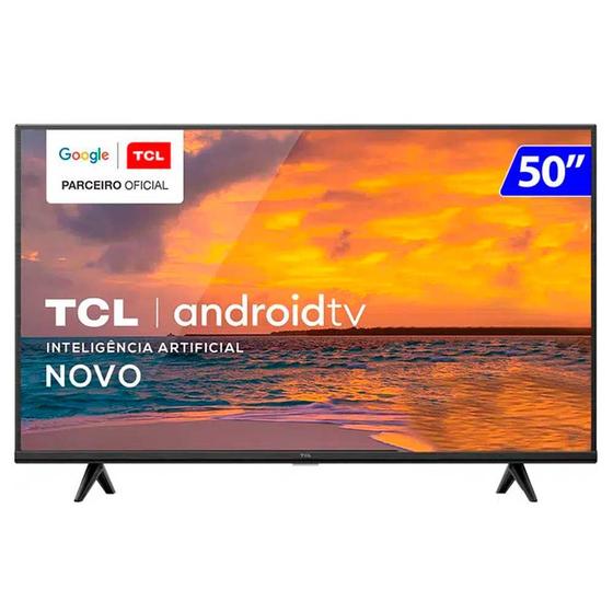 Smart TV TCL LED 50 Polegadas 4K Wi-Fi Android HDR Comando de Voz ...