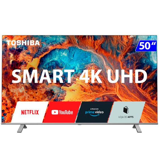 Smart Tv Toshiba DLED 50 Polegadas 4k Wi-fi HDR Vidaa TBO12M - TV 4K Ultra HD - Magazine Luiza