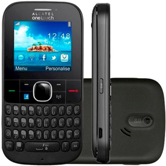 Smartphone Alcatel Onetouch 3075m 3g Wi-fi SINGLE CHIP Mp3 Qwerty Radio ...