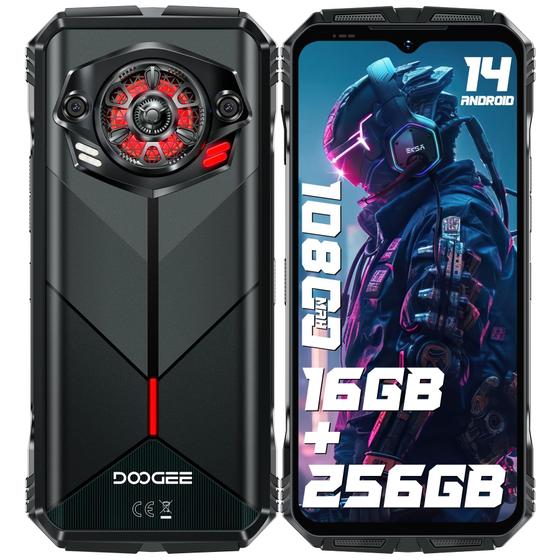 Smartphone DOOGEE S Punk Rugged Desbloqueado 2024 - 16GB+256GB ...