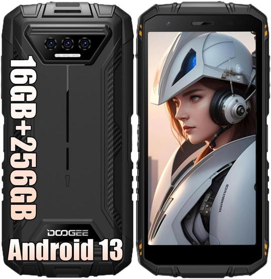 Smartphone DOOGEE S41 Max 4G 16GB Ram 256GB IP68 IP69K À Prova d'água ...