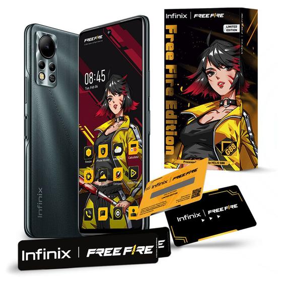 Smartphone Infinix Free Fire Limited Edition 128GB 6GB 6,78' - Positivo ...