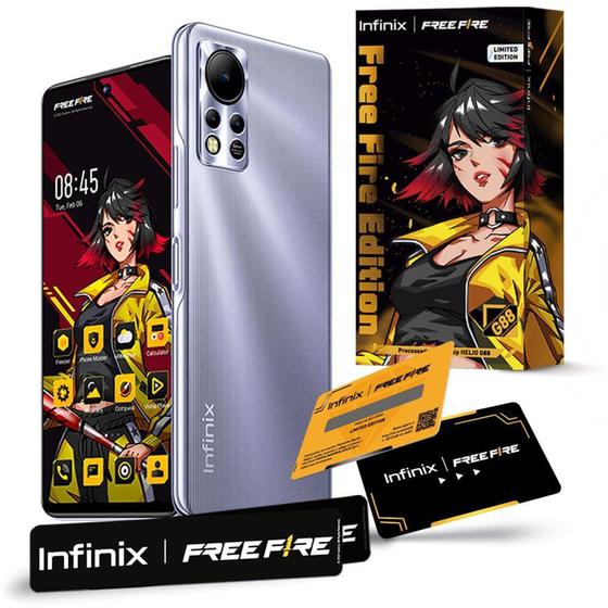 Smartphone INFINIX HOT i50 Free Fire Limited Edition 256GB Tela 6,78 ...