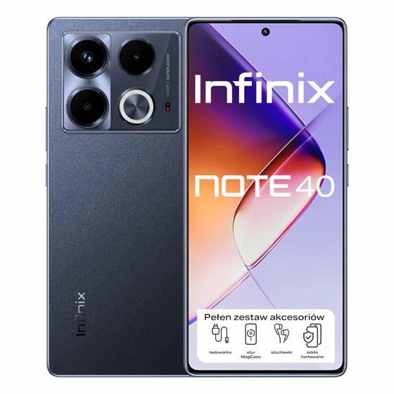 Smartphone Infinix Note 40 256GB 8GB RAM Dual SIM NFC Tela 6.78 ...