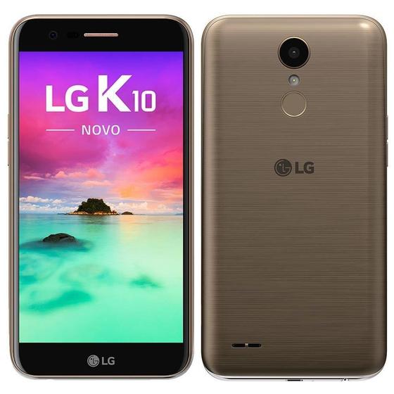 Smartphone LG K10 Novo, Dual Chip, Dourado, Tela 5.3", 4G+WiFi, Android ...
