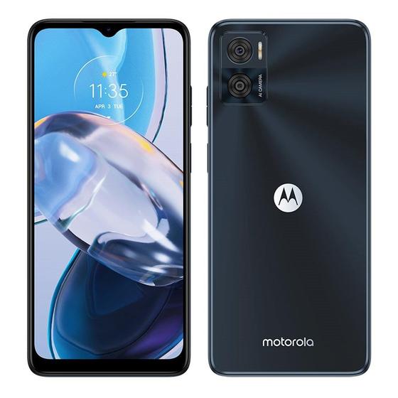 Smartphone Morotola Moto E22 Preto, Tela de 6.5", 4G+Wi-Fi,And.13 Go ...