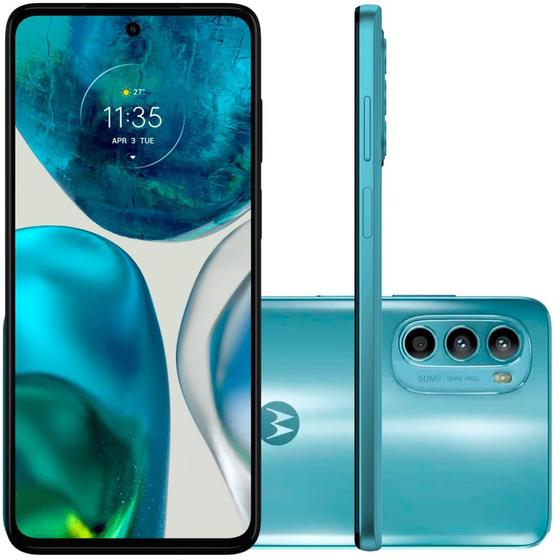 Smartphone Motorola Moto G52 128GB, 4GB RAM, Tela de 6,6" 90Hz, Câmera ...