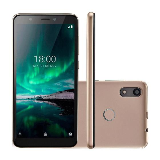 Smartphone Multilaser F Pro 4G 16GB Android 9, P9119 dourado ...