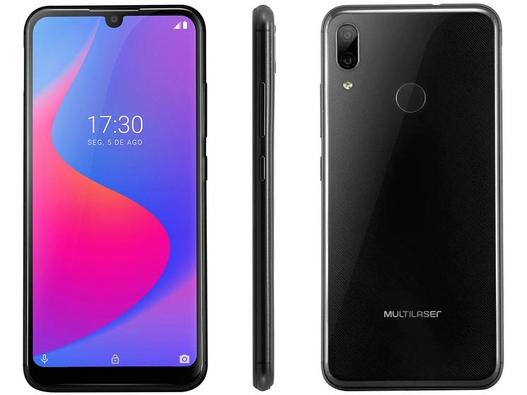 Smartphone Multilaser G Pro 32GB Preto 4G - Octa-Core 2GB Tela 6,1” Câm ...