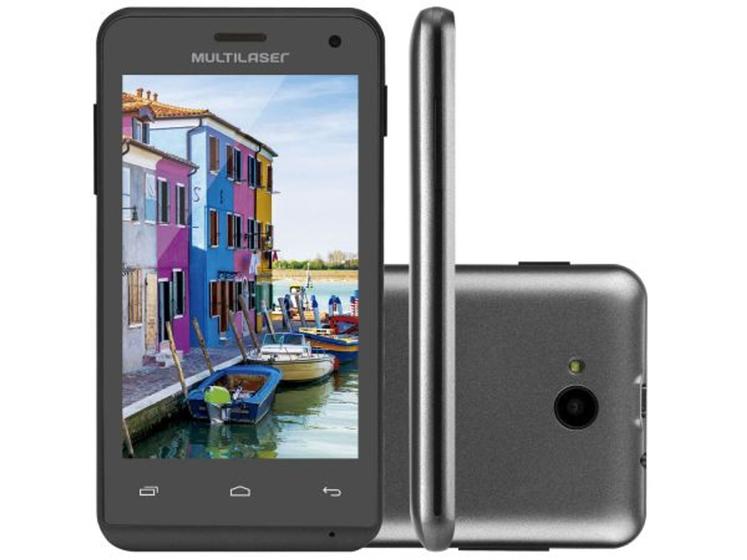 Smartphone Multilaser MS40 P9501 4GB 3G Dual Chip Android Tela 4 Câmera ...