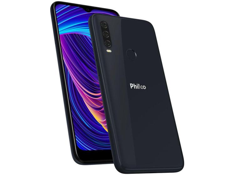 Smartphone Philco P10 Hit 128GB Dark Blue 4G Octa-Core 4GB RAM 6,2” Cam ...