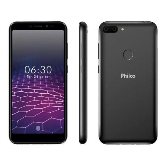 Smartphone Philco PCS01 64GB Preto 4G Octa-Core - 4GB RAM Tela 5,45 ...