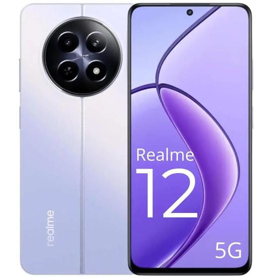 Smartphone Realme 12 5G 8GB de RAM 512GB Tela 6.72 Dual Sim - Twilight Roxo - Smartphone ...