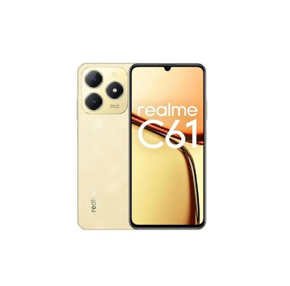 Smartphone Realme C61 256GB 8GB Ram Dual sim nfc Tela 6.74 - Dourado - Smartphone - Magazine Luiza