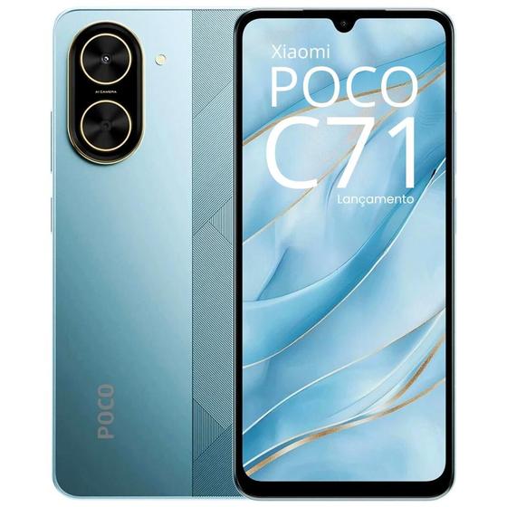 Smartphone РОСО C71 128GB 8GB RAM BOOST Câmera dupla 50MP Celular Resistente e Poderoso com ...