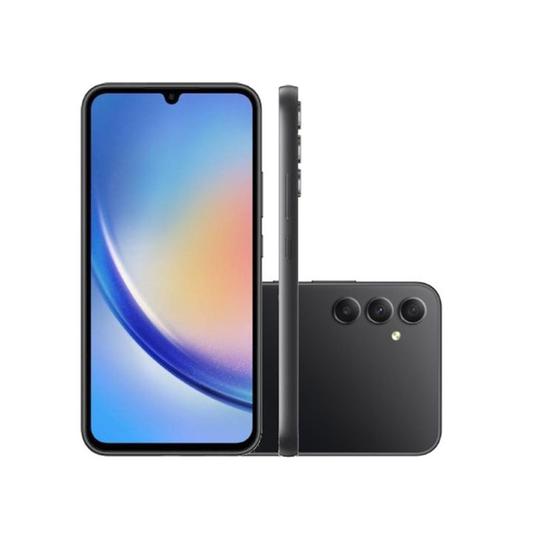 Smartphone Samsung Galaxy A34 5G A346M 128GB Preto - Samsung Galaxy ...