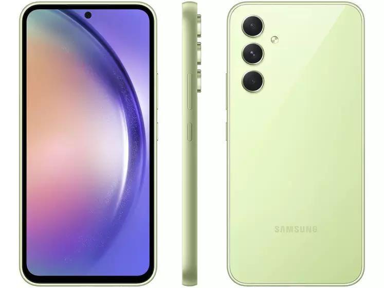 Smartphone Samsung Galaxy A54 256GB - Verde, 5G, Câmera Tripla 50MP ...
