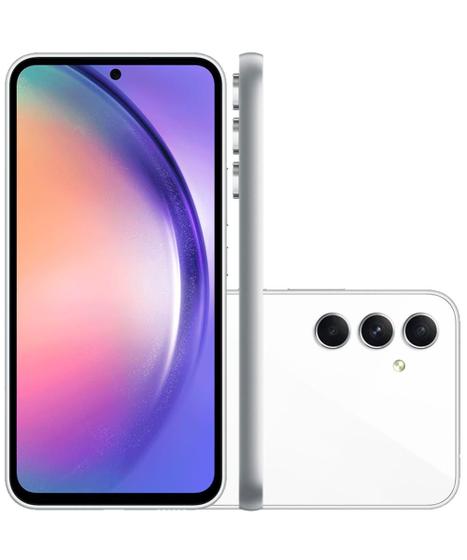 Smartphone Samsung Galaxy A54 5G 256GB 6.4" TriplaCâm 50+13+5MP Branco ...