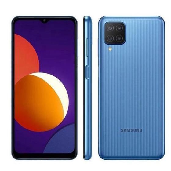 Smartphone Samsung Galaxy M12 64Gb Dual Chip 4Gb Ram Azul - Galaxy M12 ...