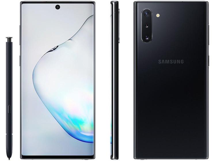 Smartphone Samsung Galaxy Note 10 256GB Preto 4G - 8GB RAM Tela 6,3 ...