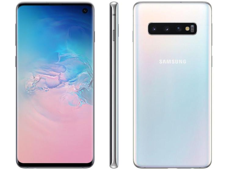 Smartphone Samsung Galaxy S10 128GB Branco 4G - Octa-Core 8GB RAM 6,1 ...