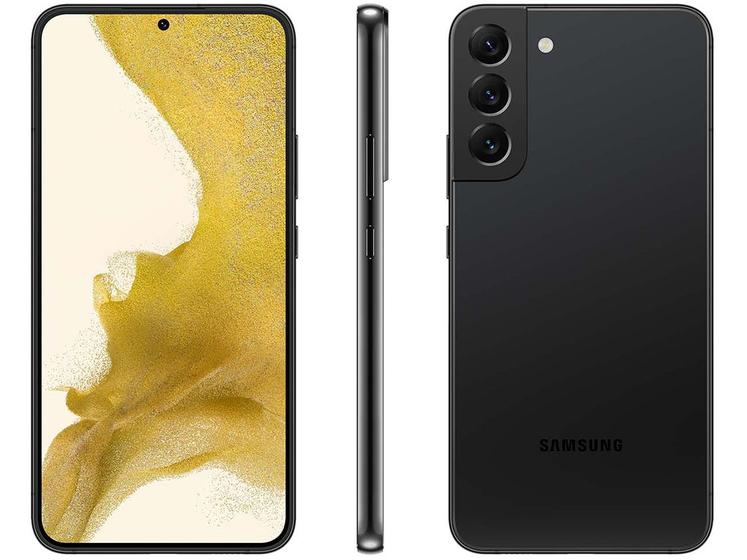 Smartphone Samsung Galaxy S22 256gb Preto 5g 8gb Ram Tela 6 6” Câm