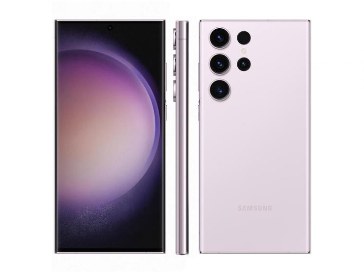 Smartphone Samsung Galaxy S23 Ultra 256GB Violeta 5G 12GB RAM 6,8” Câm ...