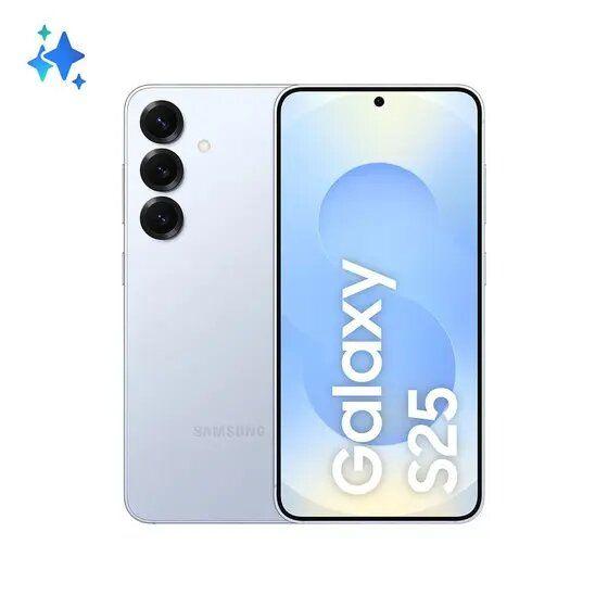 Smartphone Samsung Galaxy S25 256GB 5G - Azul, Galaxy AI, Câmera Tripla 50MP + Selfie 12MP, RAM ...