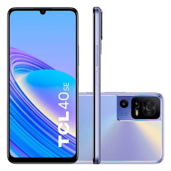 Smartphone TCL 40 SE 256GB Câmera Tripla 50MP + Selfie 8MP Tela 6,7 ...