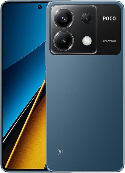 Smartphone Xiaomi POCO X6 5G 256GB (8GB RAM) Blue Azul - Poco X6 - Magazine Luiza