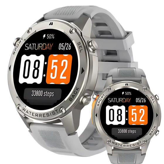 Smartwatch BRAVE Wearzone GPS integrado prova dágua 5ATM 50 Metros 10 ...