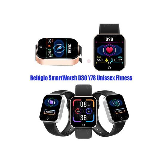Smartwatch D30/Y78,Original - Smartwatch e Acessórios - Magazine Luiza