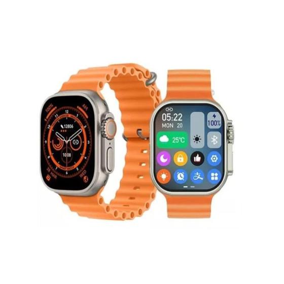 Smartwatch GS Ultra 8+ 128MB, GPS, Chamadas, Monitoramento de passos e ...