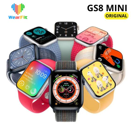 Smartwatch GS8 mini 41mm Tela 1.77 Relógio Inteligente Full Hd ...