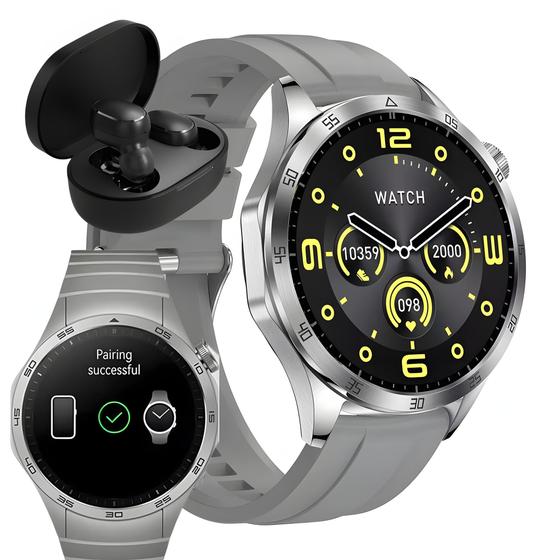 Smartwatch GT4 MAX amoled Nfc Gps tracking faz e recebe chamadas modo ...