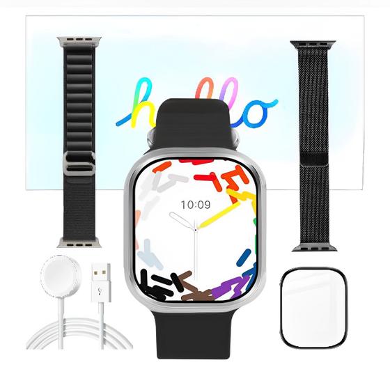 Smartwatch Hello Watch 3 Ultra Amoled 4gb Original + 2 Pulseiras ...