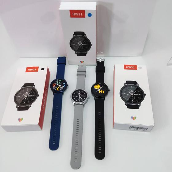 Smartwatch Hw21 Relógio Inteligente Redondo NF-ORIGINAL -Wearpai ...