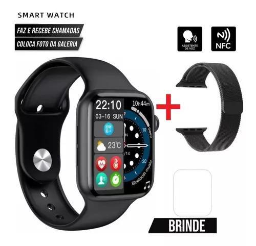 Smartwatch Para Android Ios Feminino Masculino Original Com 2 Pulseiras ...