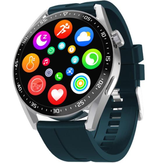 Smartwatch Redondo HW28 NFC Relógio Masculino e Femenino - Khostar - Smartwatch e Acessórios ...