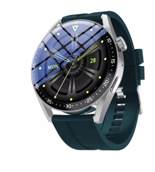 Smartwatch Redondo Original Hw28 Bracelet Inteligente Verde ...