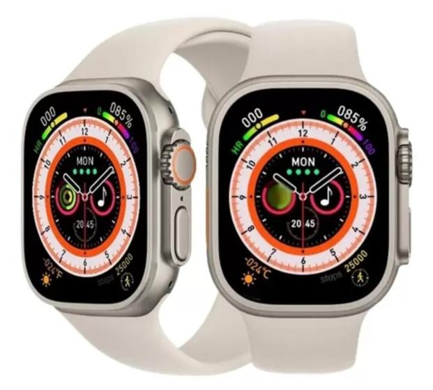 Smartwatch Relógio Bluetooth Masculino Feminino Gs8 Ultra Serie 8 45mm ...