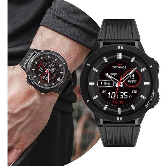 Smartwatch Relógio Inteligente Led Technos Bluetooth Redondo ...