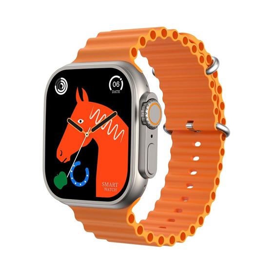 Smartwatch S8 Ultra Pro Comando De Voz Integrado Troca Foto Recebe ...